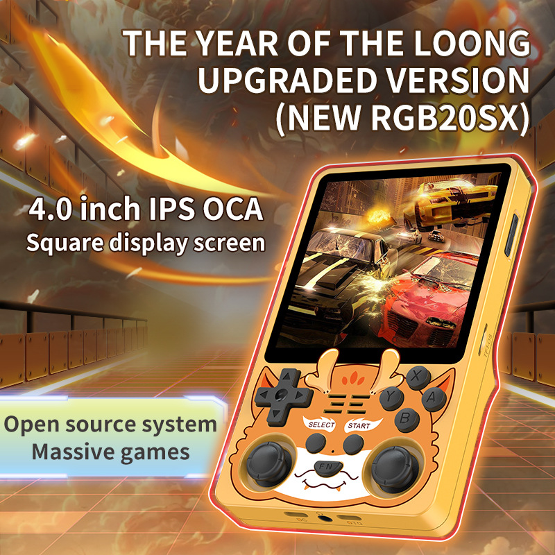 Powkiddy RGB20SX Open Source Handheld Game Console Wi-Fi 8GB RAM 4 ...