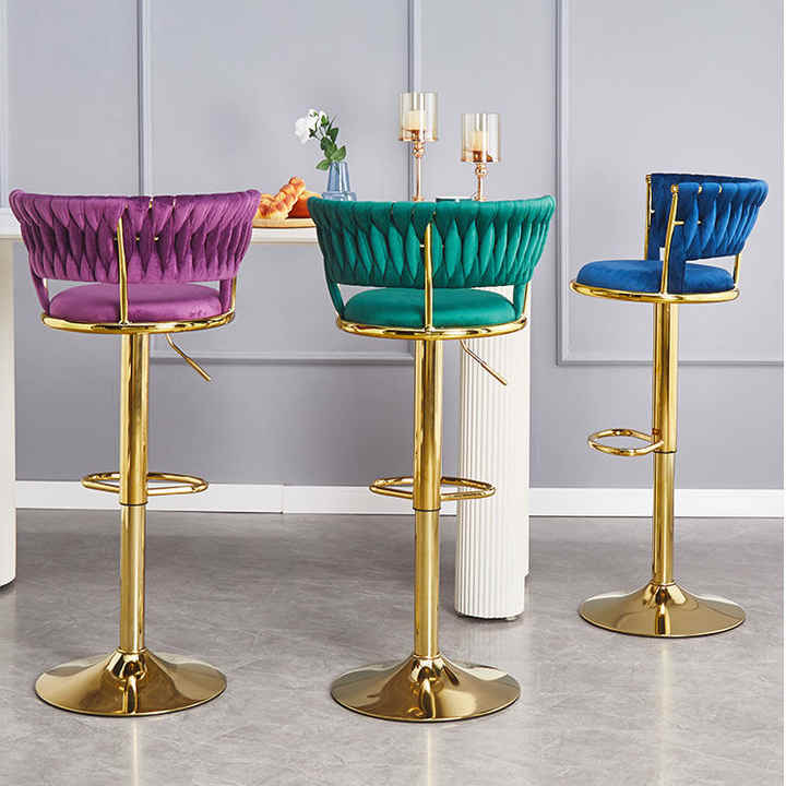 Modern Minimalist Bar Stool High Chair Metal Frame Chair| Alibaba.com