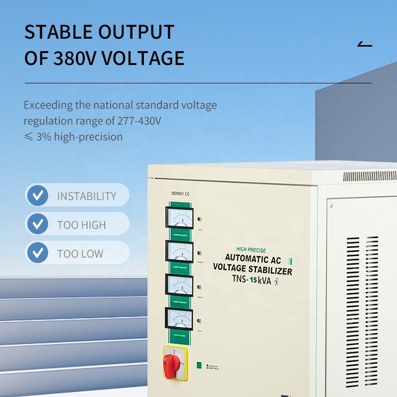 3 Phase Industrial and TNS-15KVA Advanced AVR Regulator for Reliable ...