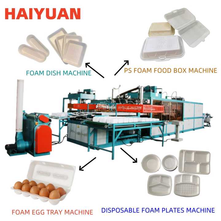 2025 HAIYUAN PS Foam Disposable Foam Plate Machine Polystyrene Takeaway ...