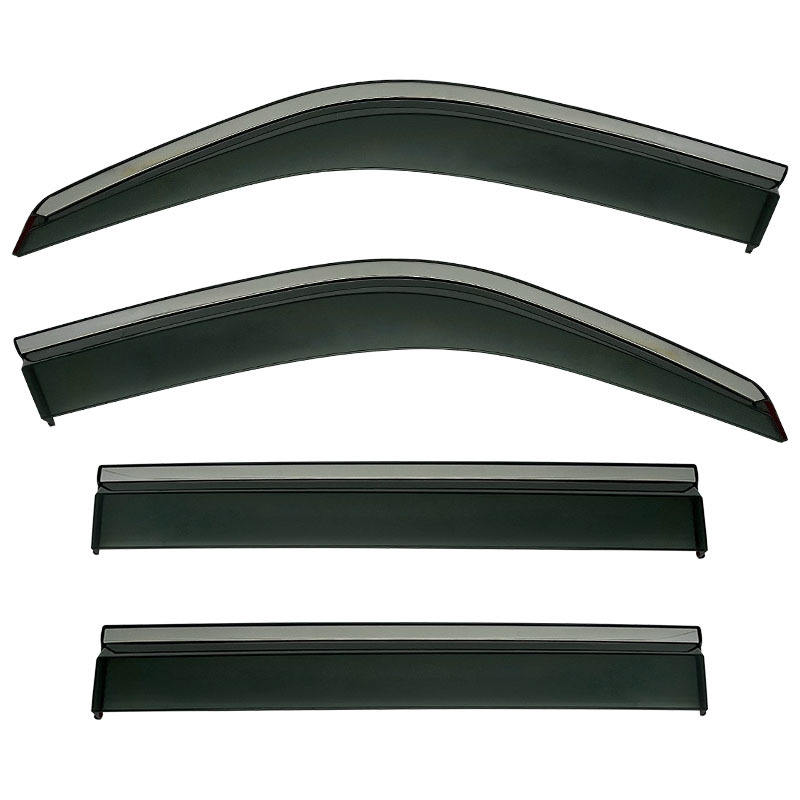 4PCS Set PC Material Car Door Visor Window Visors for Land Cruiser ...