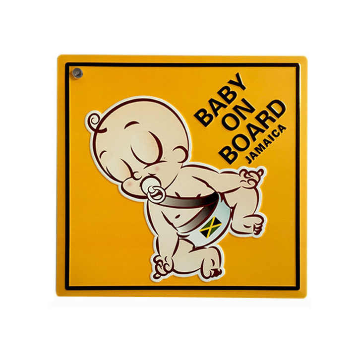 Custom Design PVC Plastic Baby on Board Car Sticker
