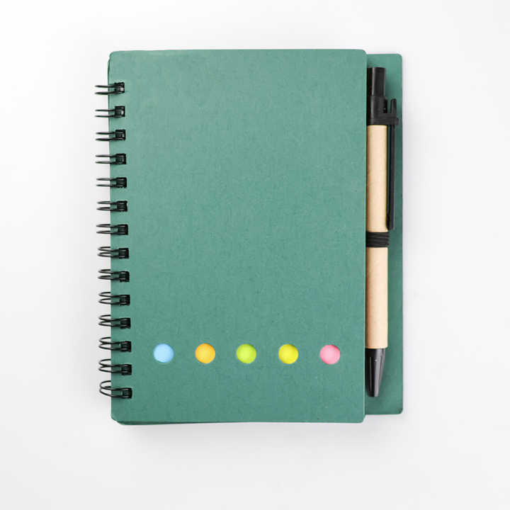 Eco-friendly Kraft Notebook - Cute Stationary with Logo