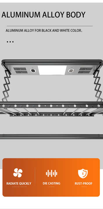 Electric Clothes Drying Rack, Intelligent Remote Control Drying and ...