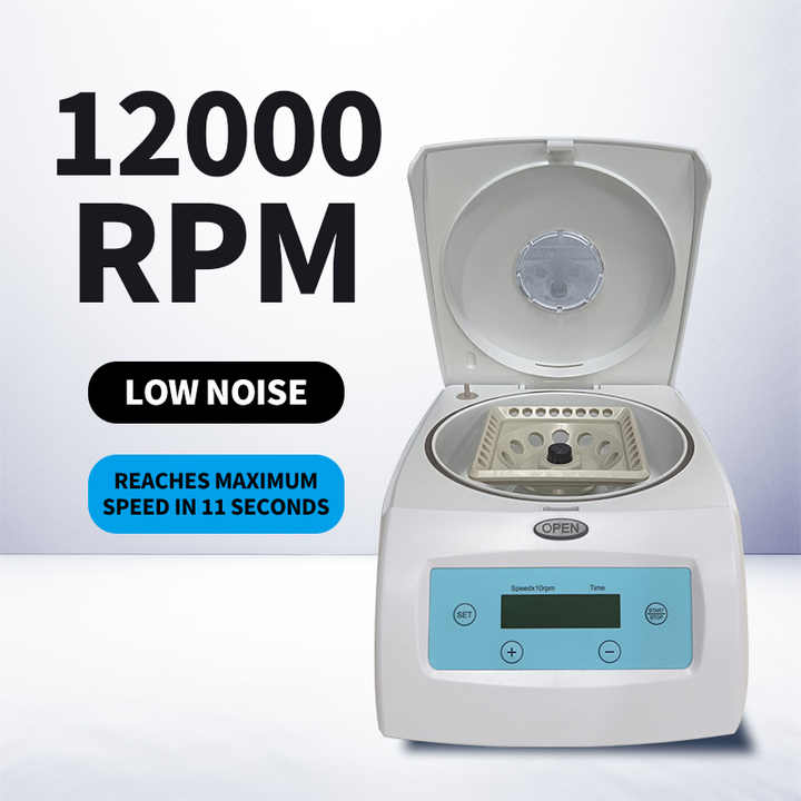 Mini 12000rpm Centrifuge - High Speed & Low Noise Lab Tool