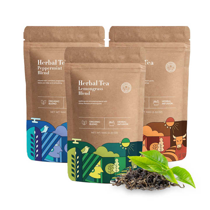Custom Printed Tea Bag Packing Bags - Resealable & Durable