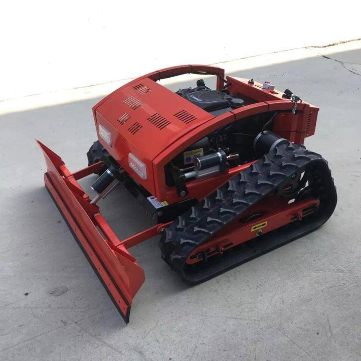 T0926 Rubber Remote Control Robot Flail Lawn Mower Gasoline Remote ...