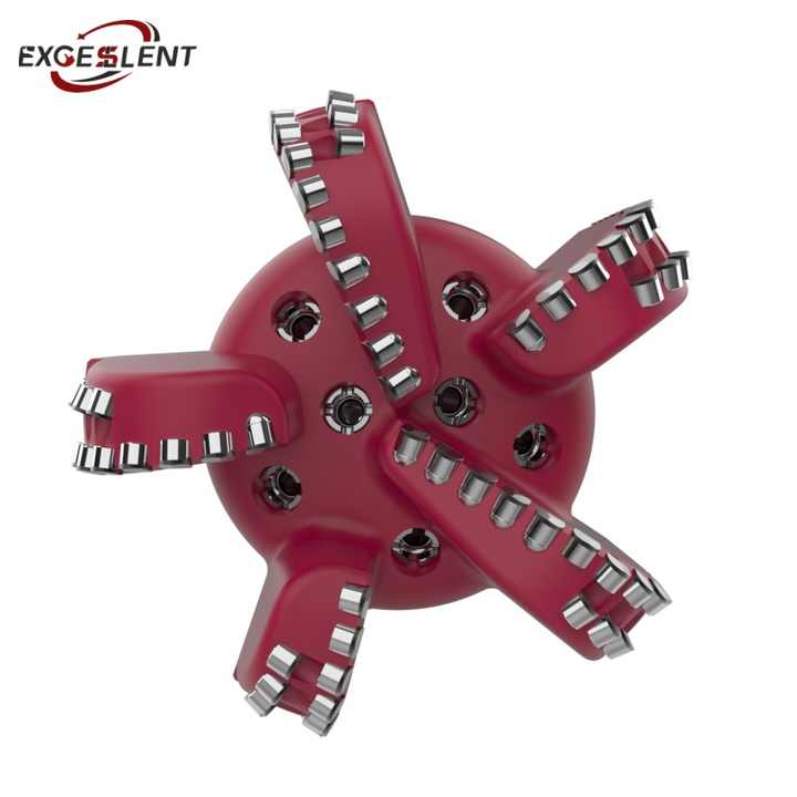 Forging PDC Drill Bit Customized 5 Wing PDC Bit Drilling Bit for Hard ...