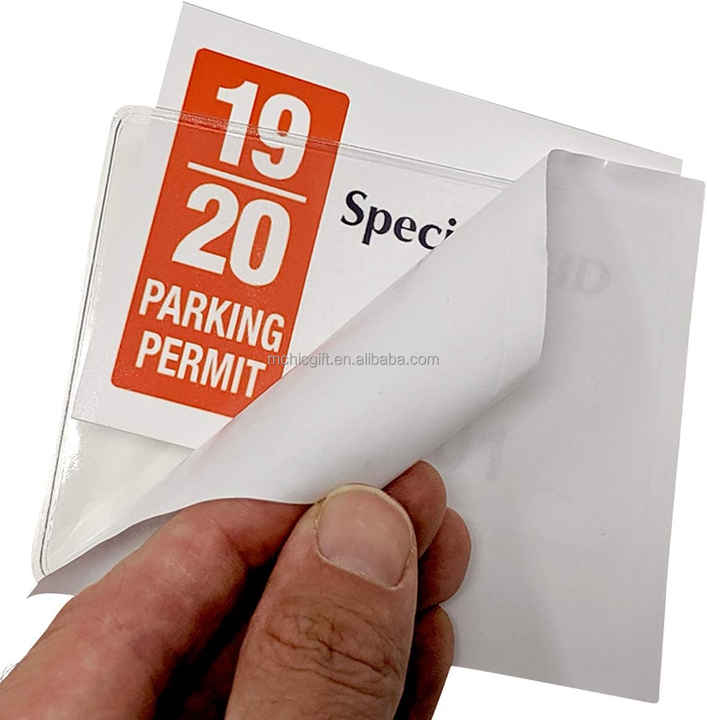 Custom LOGO Car Insurance Sticker Holder Vinyl Vehicle Window Cling ...