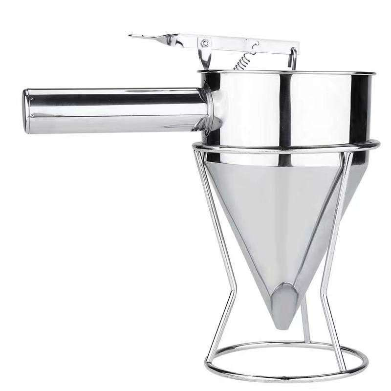 Stainless Steel Christmas Wedding Candle Funnel Conical Tool with Stand ...