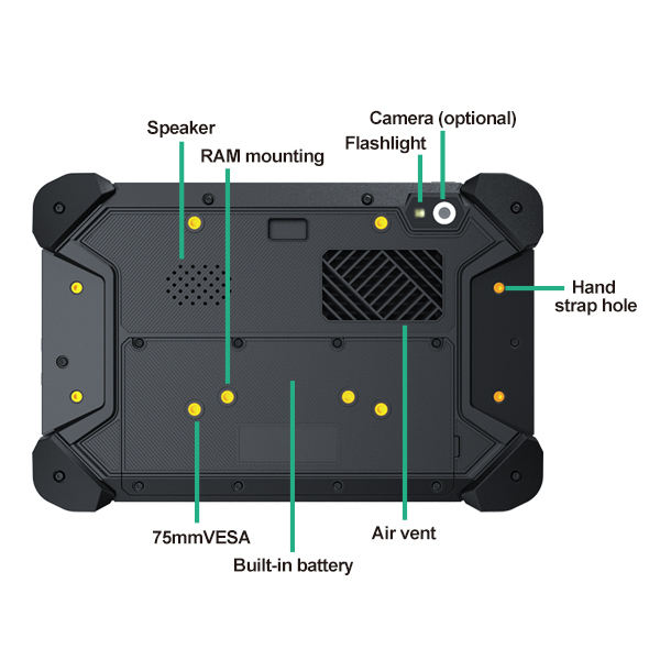 IP67 All in One Taxi MDT GPS Navigator - Rugged Android 13 Tablet