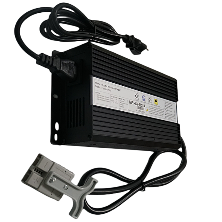 HJF 500W 36V10A Lead-acid Battery Charger AU/UK/US/EU Hand-push Sweeper ...