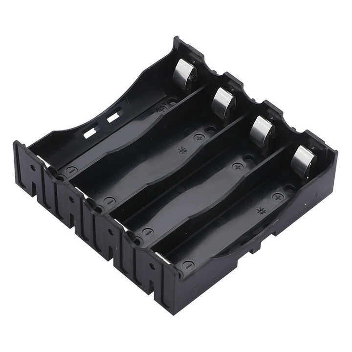 4 Cell Li-ion 18650 3.7V Lithium Battery Holder with PCB Pins Battery ...