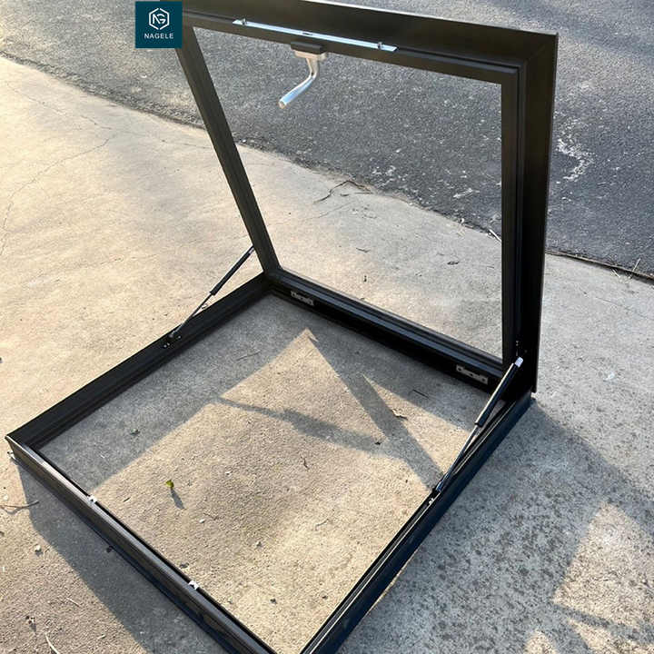 Rts Skylight Aluminum Window With Grill Design Glass Roof Fixed ...