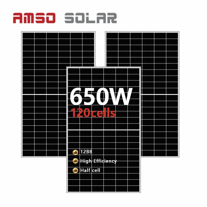 A Grade 650 Watt Solar Panels Is Solar Panel and Solar Cell 650 Solar ...