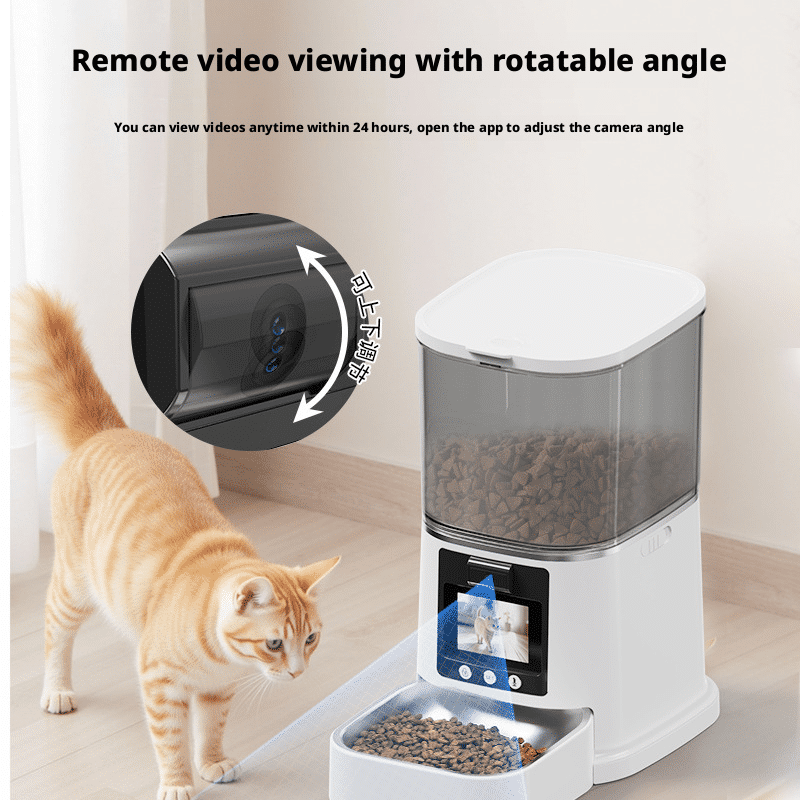 APP Controlled Modern Durable Plastic Smart Pet Feeder with Camera ...