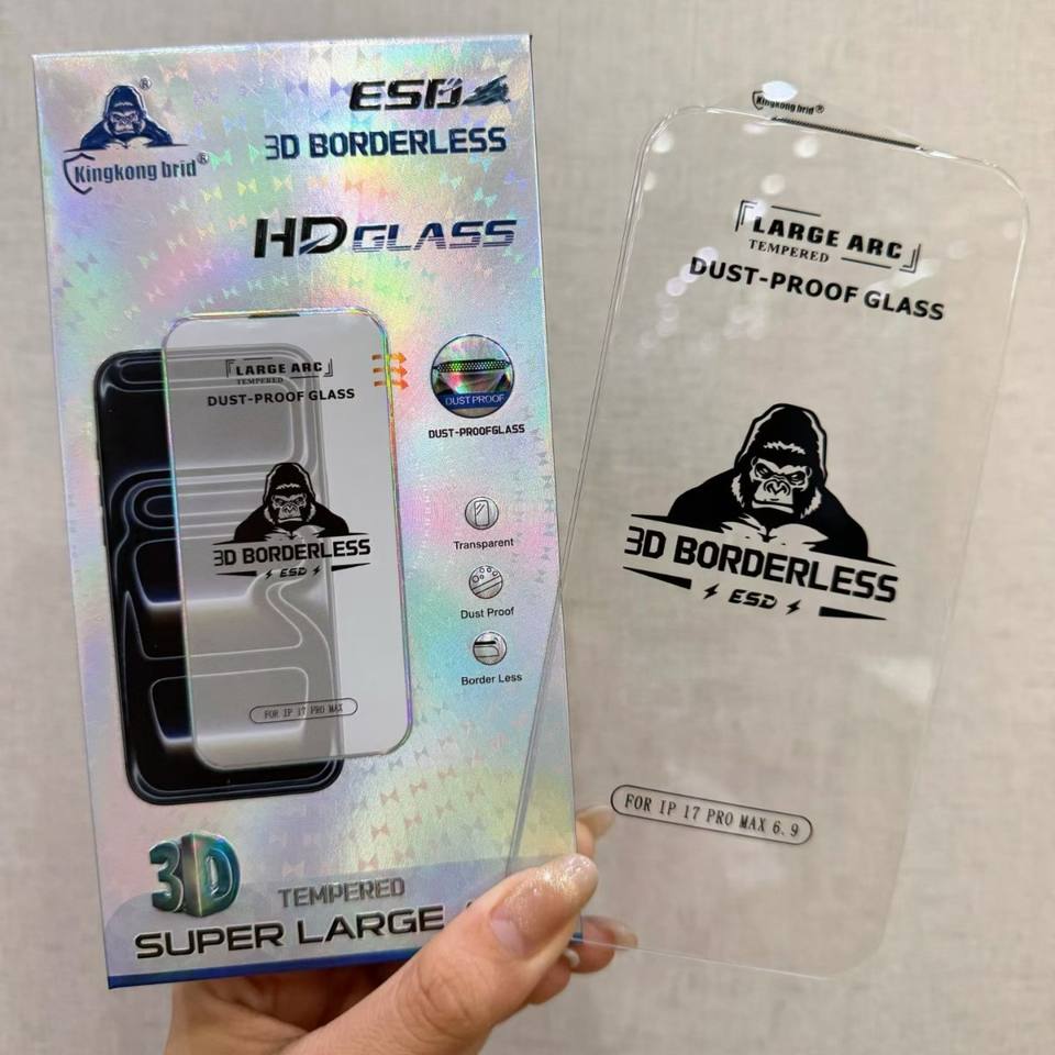 3D Borderless Large Arc ESD Dust-proof 9H Tempered Glass Screen ...
