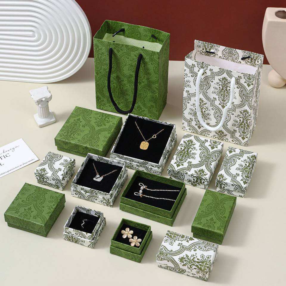 Wholesale Jewelry Box Luxury Custom Boxes Ring Earrings Necklace ...