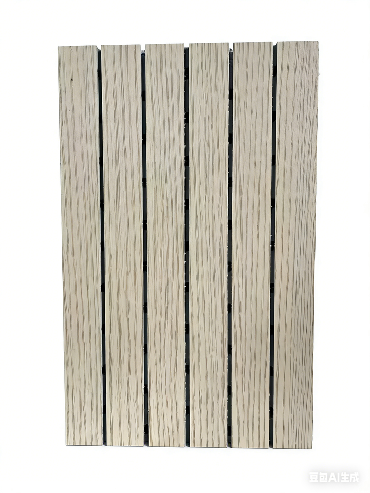 Linear Strip Solid Wood Modern Acoustic Panel with High Noise Reduction ...