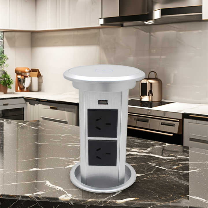 Motorized Pop-Up Socket Plug & Sockets Wireless Charging Outlet IP44 ...