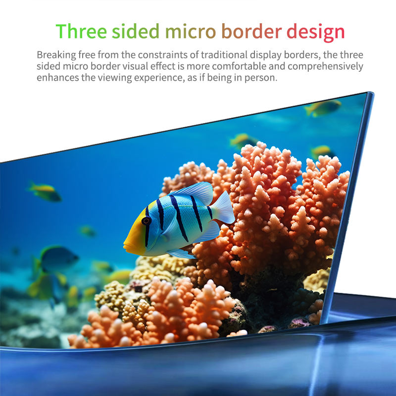 Frameless 4K 2K LED Gaming Monitor 27 Inch HDR 165Hz Curved Screen with ...