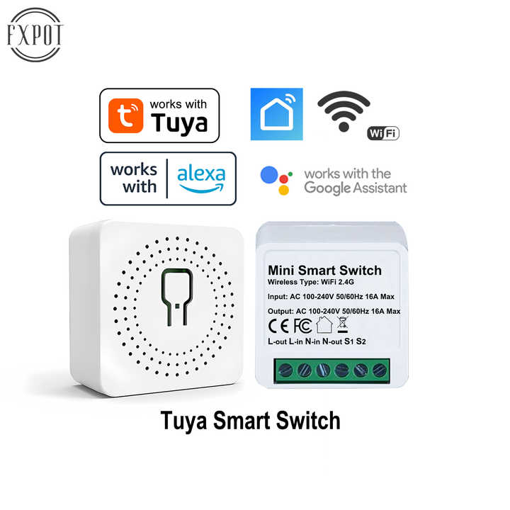 Smart Home Lighting Control with 16A AC 2 Way Remote Switch