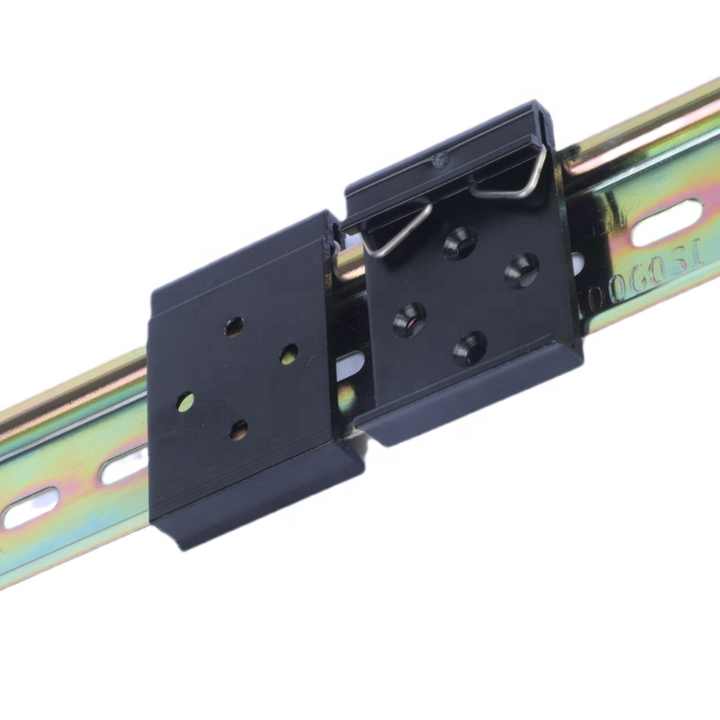 DIN 35mm Guide Rail Snaps Kit with Quick Easy Mounting Clip and Buckle ...