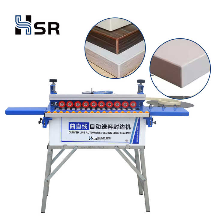 Portable Edge Bander Machine Curve Woodworking Mini Manual Pvc Wood ...