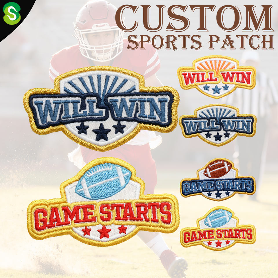 Custom Sports Baseball Iron on Patches Game Day Embroidery Patch ...