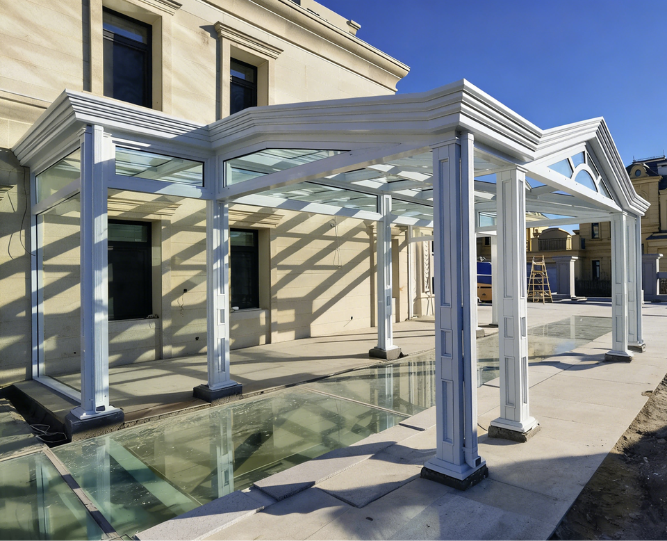 Factory Direct Durable Aluminum PVC Cone-Shaped Garden Pagoda Canopy ...