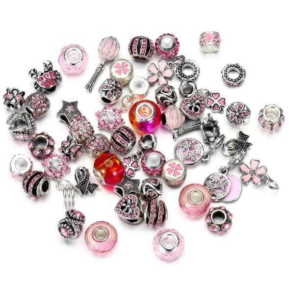 Ebay Bulk Diy Charms pink Charm Custom Charms for Jewelry| Alibaba.com