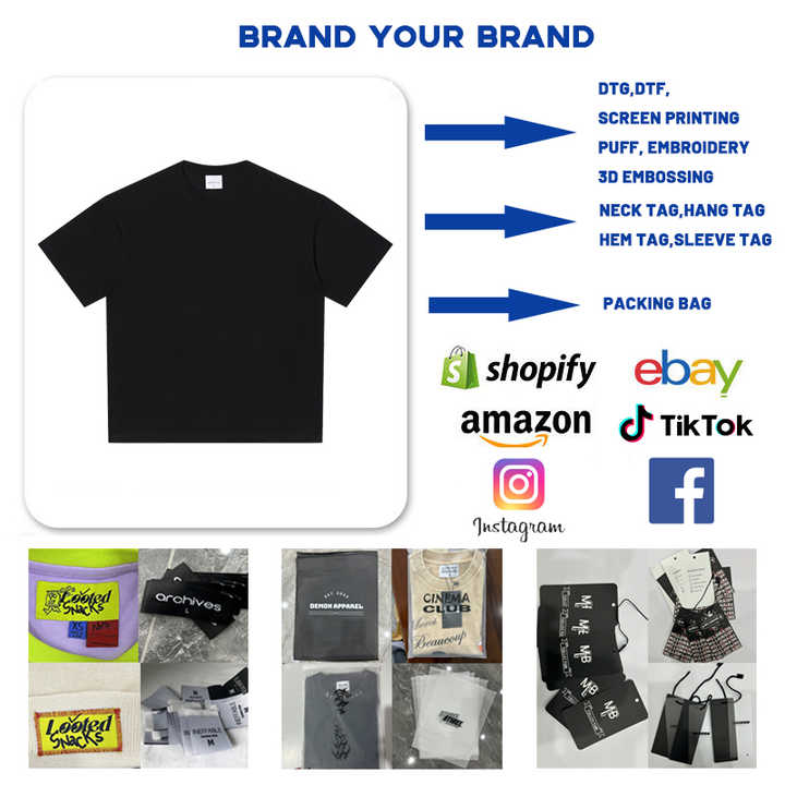 Custom Plain Heavyweight T-Shirt - Luxury & Comfort