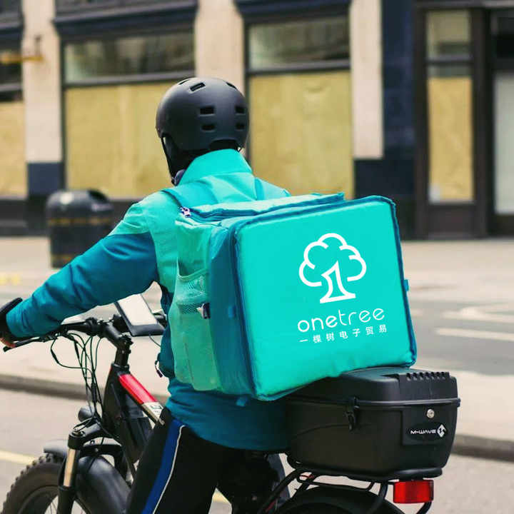 Insulated Motorcycle Cooler Tote - Perfect for Food Delivery