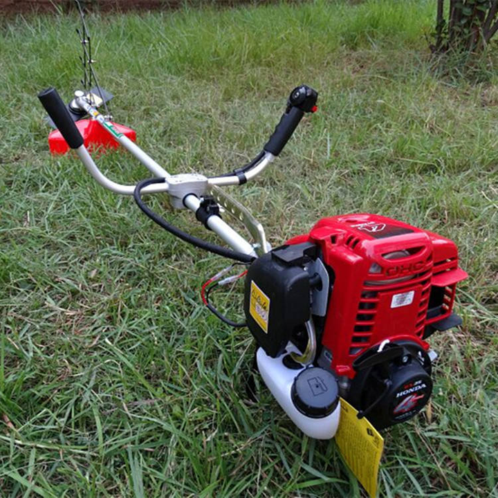 Grass Cutter Backpack Lawn Mower with 4 Stroke Gasoline Engine ...