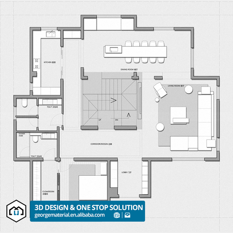 Building House House Designs 3d Max Rendering Interior Design Luxury ...