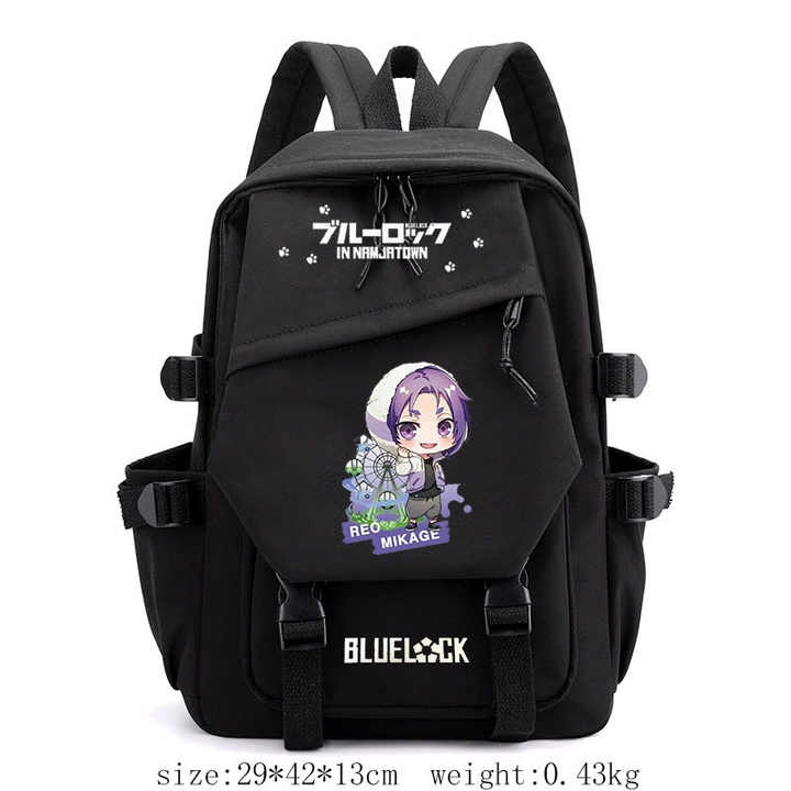 Large Capacity Cartoon Anime Backpack for Cool Students & Kids