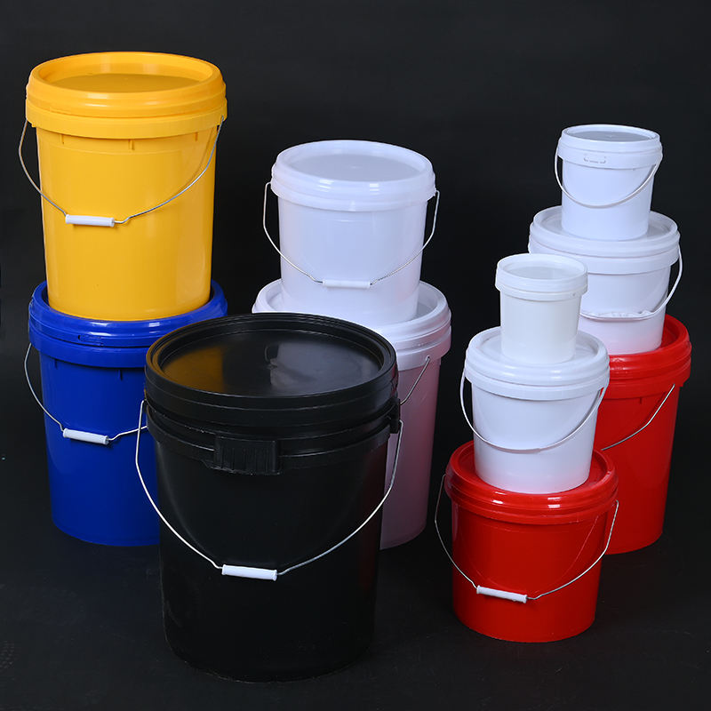 Food Safe PP Plastic Round Bucket for Kitchen Utility Storage and Dry ...