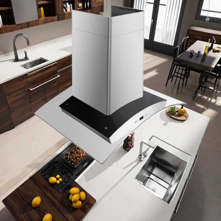 High Quality Stainless Steel Electric Range Hood Novel Design Kitchen ...