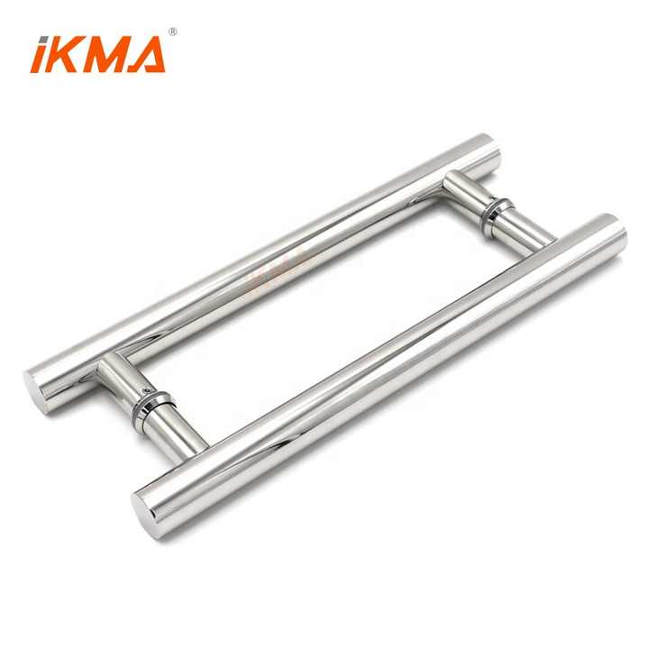 Polished Mirror Stainless Steel Door Handles by IKMA
