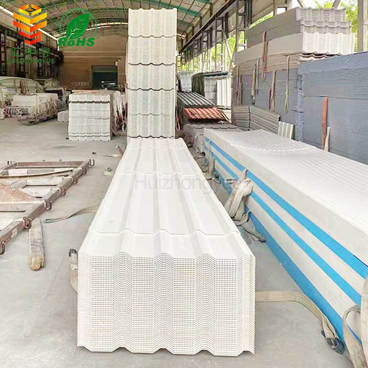 Factory Custom 10mm Corrugated Hollow Roof Sheet PVC Roof Tiles Upvc ...