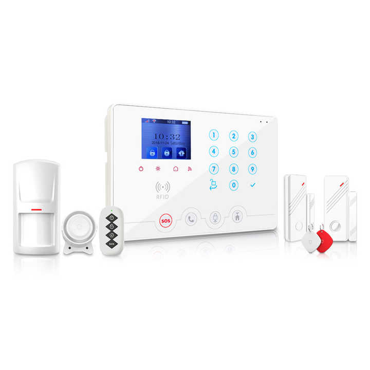 4G GSM Wi-Fi Wireless Smart Home Anti-Theft Security Alarm System Alexa ...