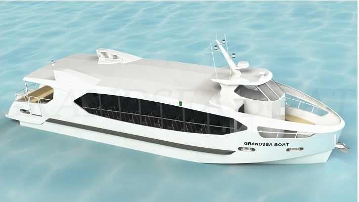 Grandsea 19m/62ft Aluminium Passenger Ferry Boats High Speed Passenger ...
