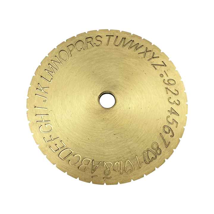High Precision Letters and Numbers Symbol Ring Inner Hole Lettering ...