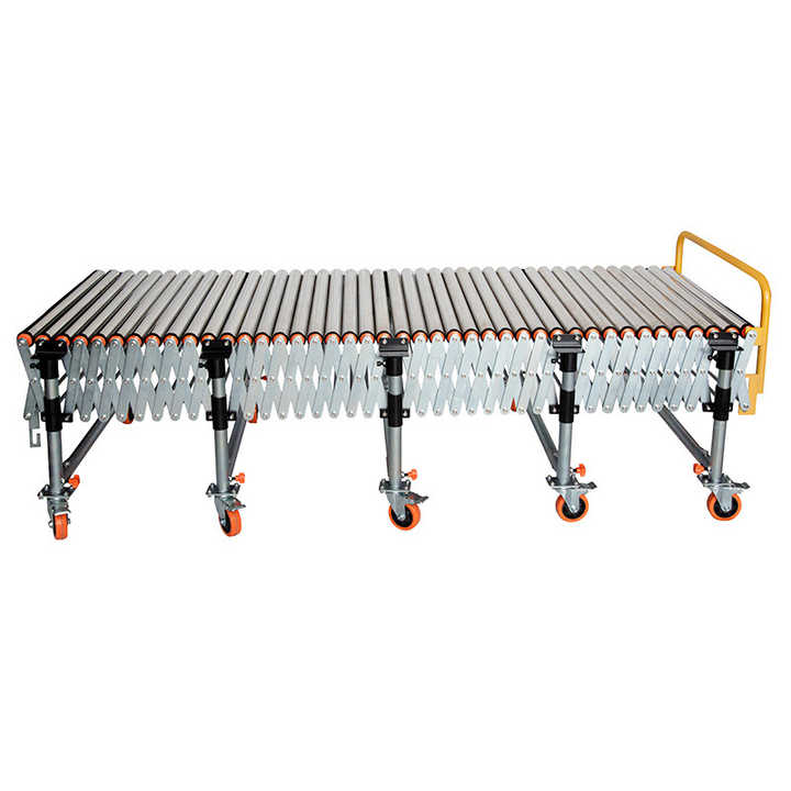 OEM Controllable Speed Portable Roller Conveyor Gravity Extendable and ...