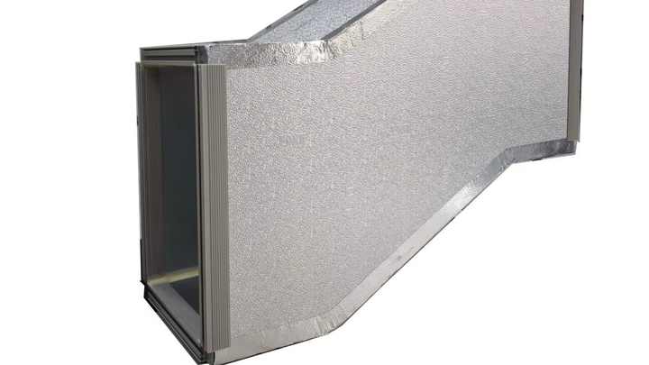 PIR Pre-insulated air Duct Panel Polyisocyanurate Duct Foam Board AC ...