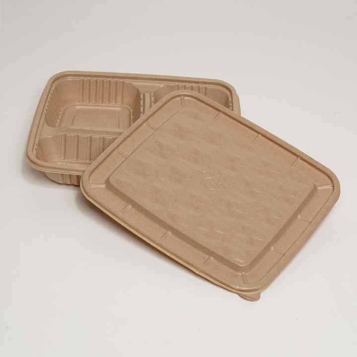 Biodegradable Rice Husk Fiber Disposable Tableware Includes Lunch Boxes ...