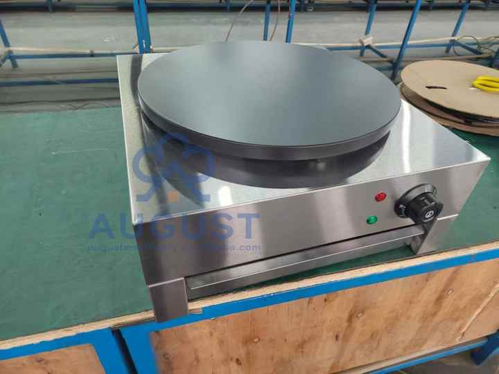 Cast Iron Circular Commercial Crepe Machine Single Board Tabletop ...