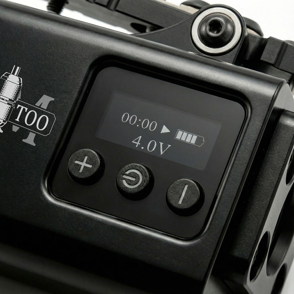 DMTATTOO Wireless Rotary Tattoo Machine 1500mAh Traditional Shrapnel ...