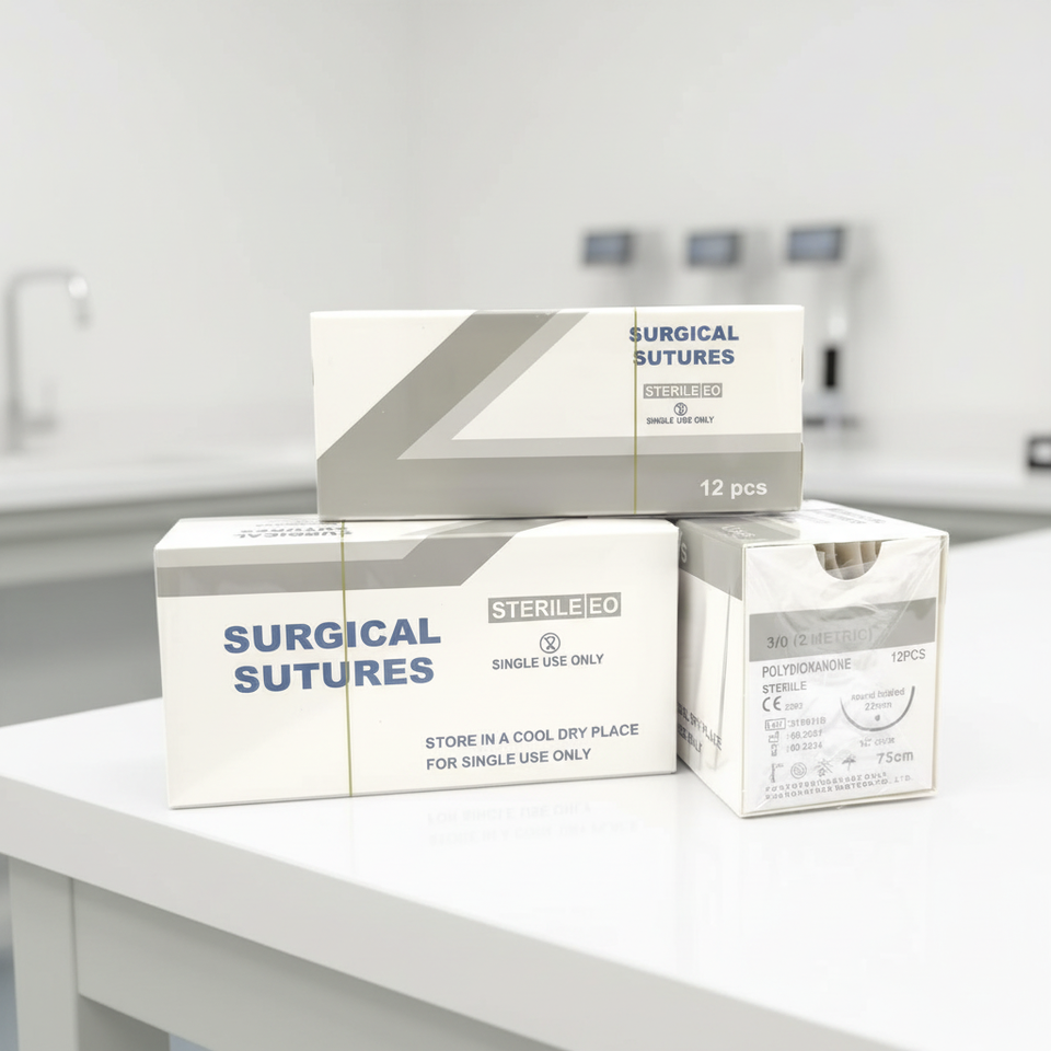 PetCare ALICE01 Surgical Sutures Dog Use Nylon Polypropylene 75cm 90cm ...