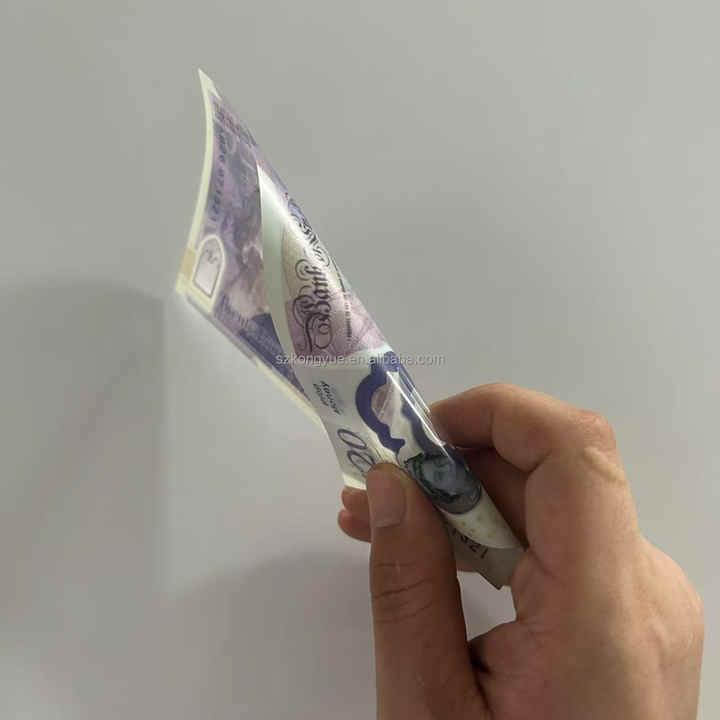 UK Transparent Polymer Realistic Movie Prop Money GBP 5 10 20 50 Pound ...